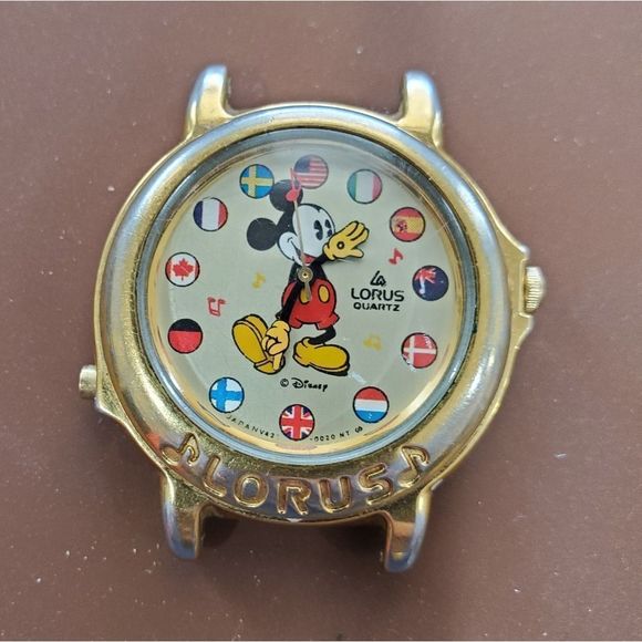 Disney | Accessories | Vintage Lorus Disneyinternational Flags ...